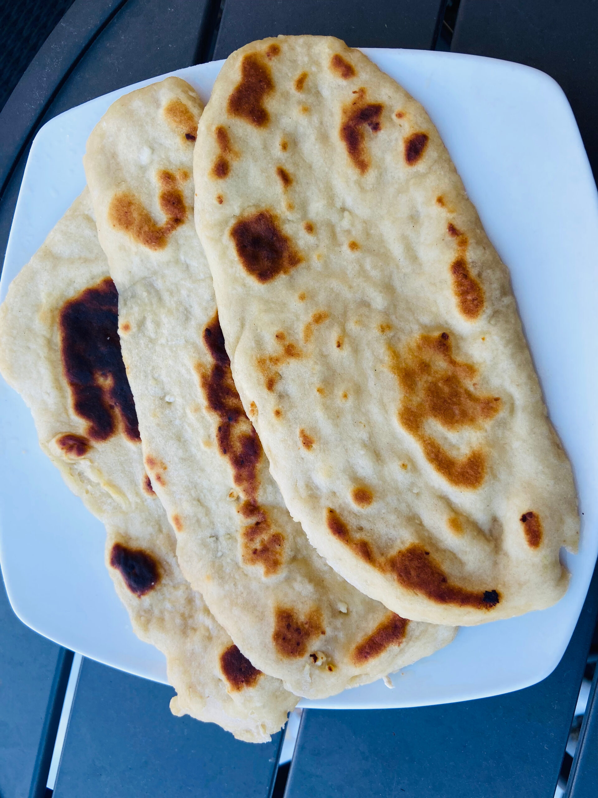 Garlic Sourdough Naan (Super Easy and Fluffy!) - Sugar And Spice Mom Life